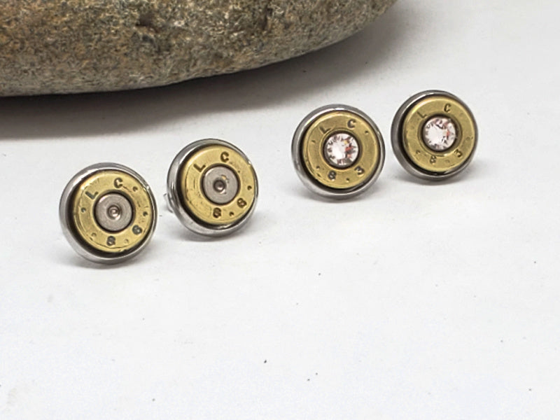 Bullet Studs -.223 Rifle Casing Bullet Earrings - SureShot Bullet ...