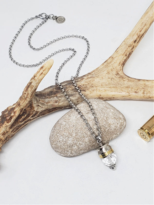 45 Auto Crystal Orb Bullet Necklace - SureShot Bullet Jewelry ...