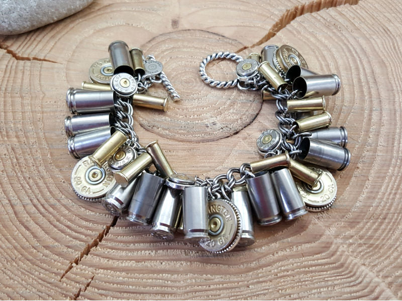 Mixed Metal Loaded Bullet & Shotshell Bracelet – SureShot Jewelry