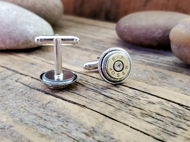 Bullet Cuff Links - Men's Accessories - 40 Cal - Best Selection/Quality ...